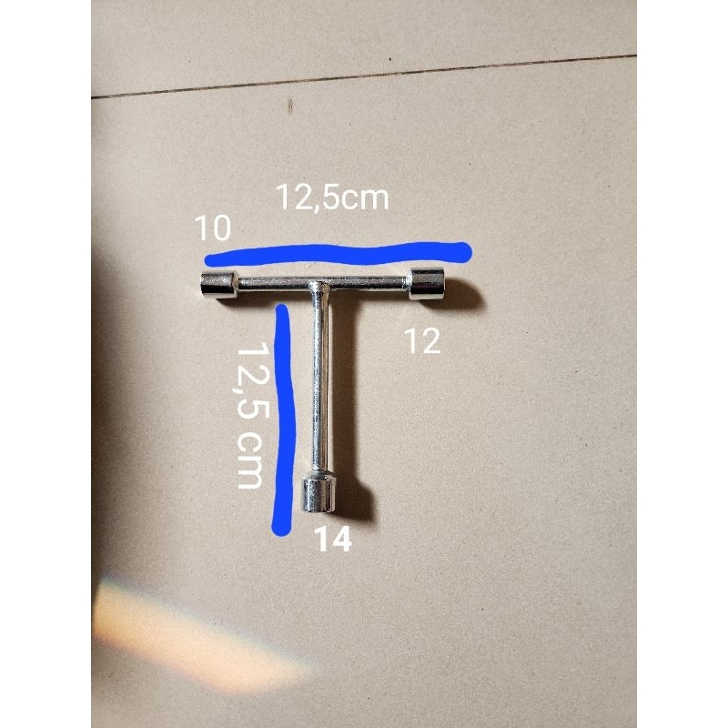 Jual kunci sok T 10 12 14 (3 fungsi ) | Shopee Indonesia