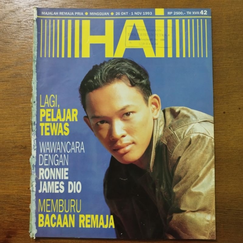 Jual Majalah Hai, Ronnie James Dio, Edane formasi Heri Batara, Harrison ...