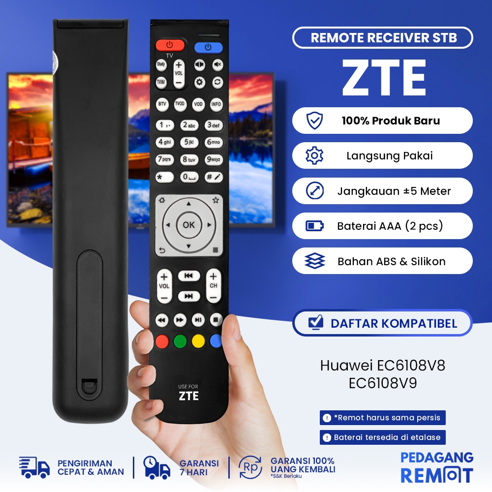 Jual Remot Remote Receiver STB Android TV Box Huawei EC6108V8 EC6108V9 ...