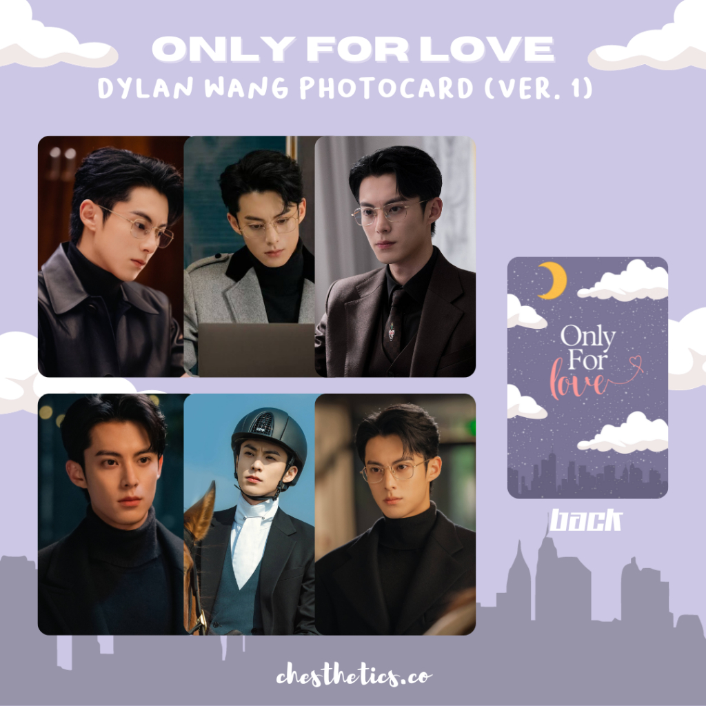 Jual Only For Love CDrama 1 China Chinese Drama Photocard Aktor Dylan Wang Hedi Bai Lu Miles Wei ...