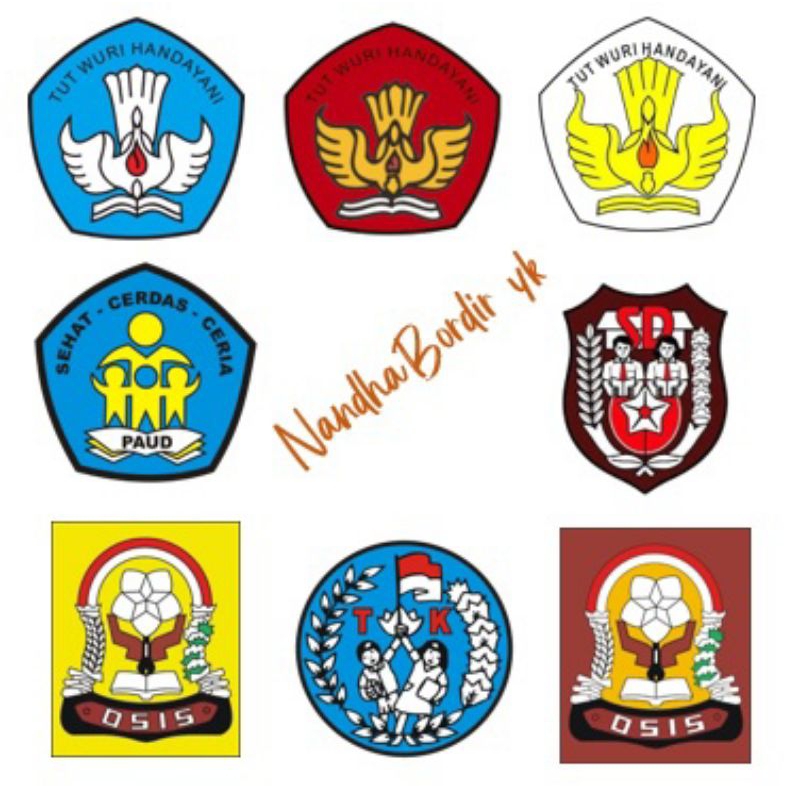 Jual ATRIBUT BADGE/PATCH PAUD,TK,SD,OSIS SMP/SMA DAN TUTWURI | Shopee ...