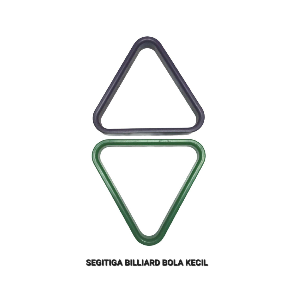 Jual PROMO BUY 10 GET 1 FREE SEGITIGA PLASTIK BILLIARD BOLA KECIL ...
