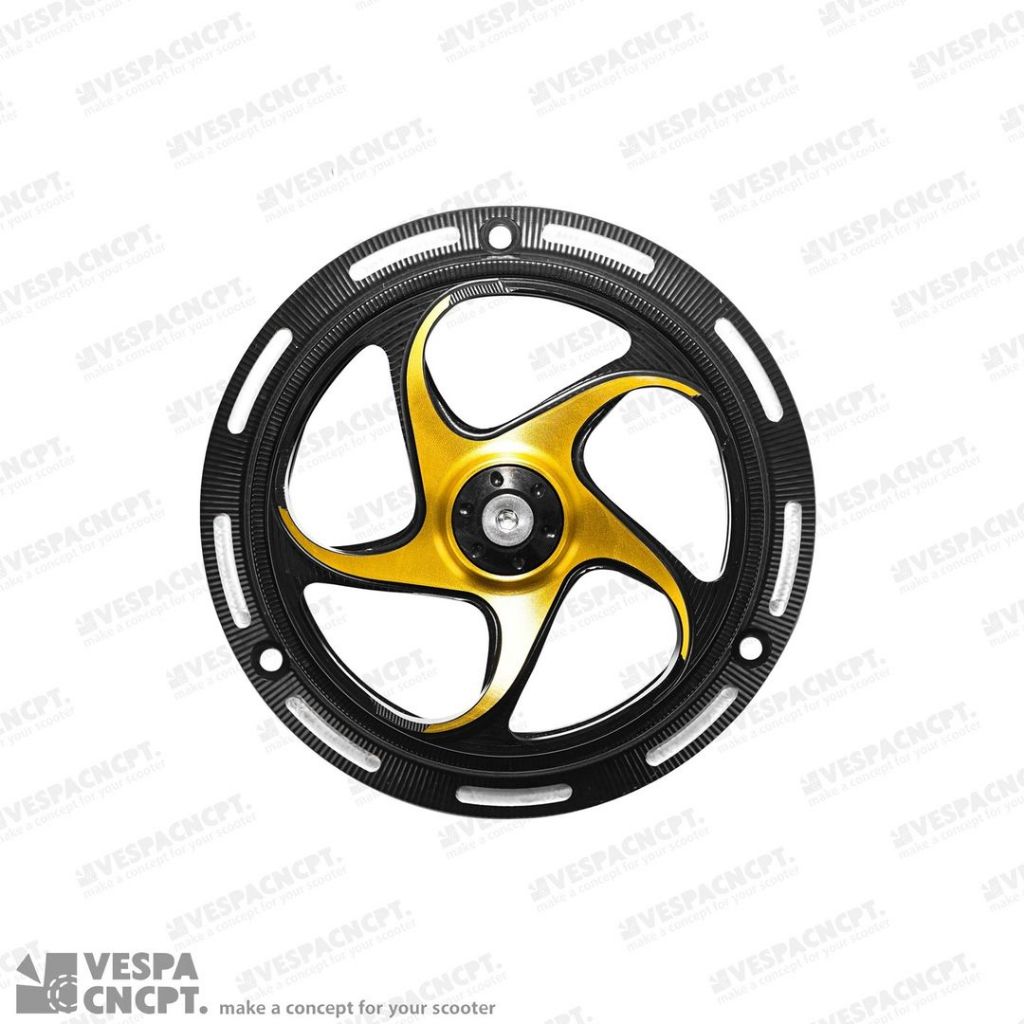 Jual Cover Fan Spinner Luigy Gold V2 Vespa Sprint Primavera Lx S 3v ...