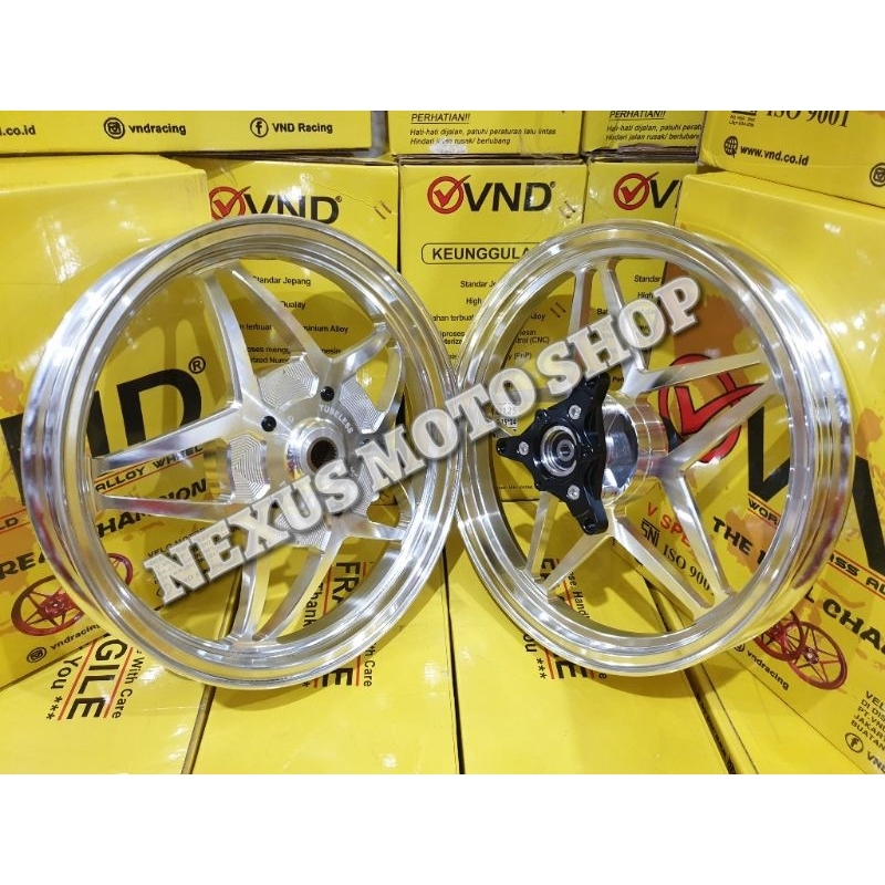 Jual Velg Vnd V Speed V1/ V2/ V3 Aerox 155 / Aerox New / aerox alpha Ring 14 / Ring 17 Velg Vnd ...