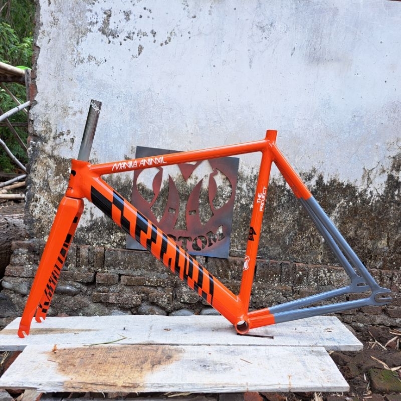 Jual Frame Sepeda Fixie Handmade Model Manila Animal KW | Shopee Indonesia