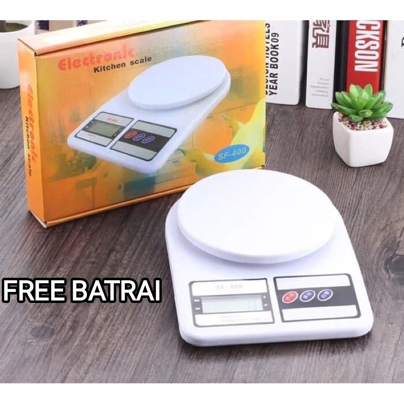 Jual TIMBANGAN DIGITAL SF400 10KG GRATIS 2 BATRAI FREE BATRE / TIMBANGAN DIGITAL DAPUR KUE ...