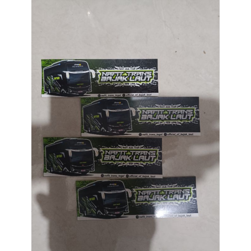 Jual stiker bus jetbus 5 nafit trans isi 30 pcs | Shopee Indonesia