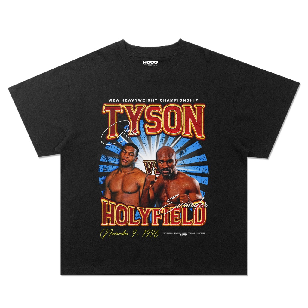 Jual ( BIG SIZE ) KAOS VINTAGE MIKE TYSON VS EVANDER HOLYFIELD 1996 ...