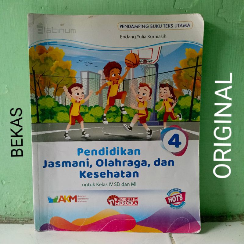 Jual Buku PJOK Pendidikan Jasmani Olahraga dan Kesehatan Kelas 4 IV SD MI HOTS AKM Penerbit ...