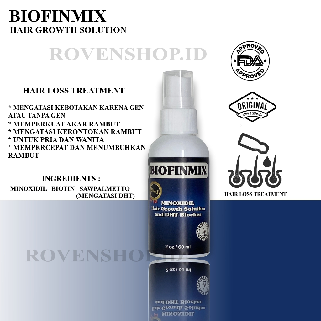 Jual Bio finmix Minoxidil Penumbuh Rambut Botak Dan Memperbaiki Rambut ...