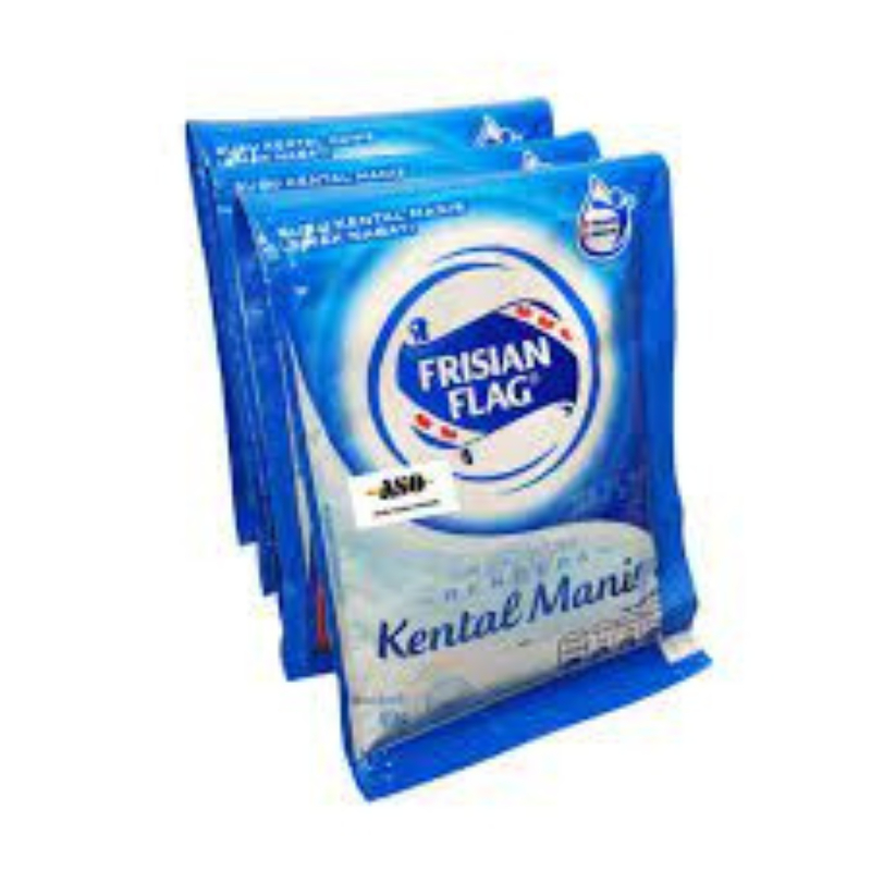 Jual Susu Kental Manis Frisian Flag Bendera 1 Saset Satuan 38gr ...
