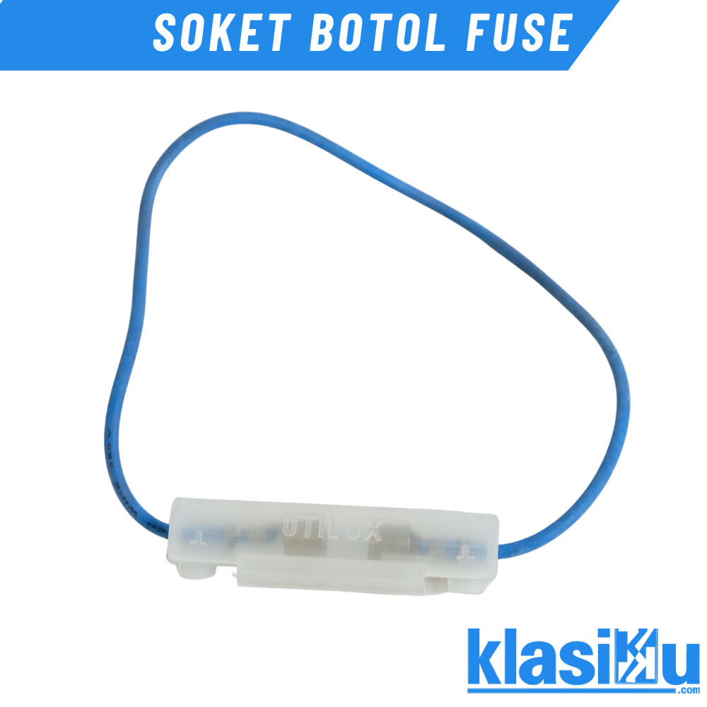 Jual Soket Sekring Tabung Botol Fuse Warna Biru Nos Baru stok lama ...