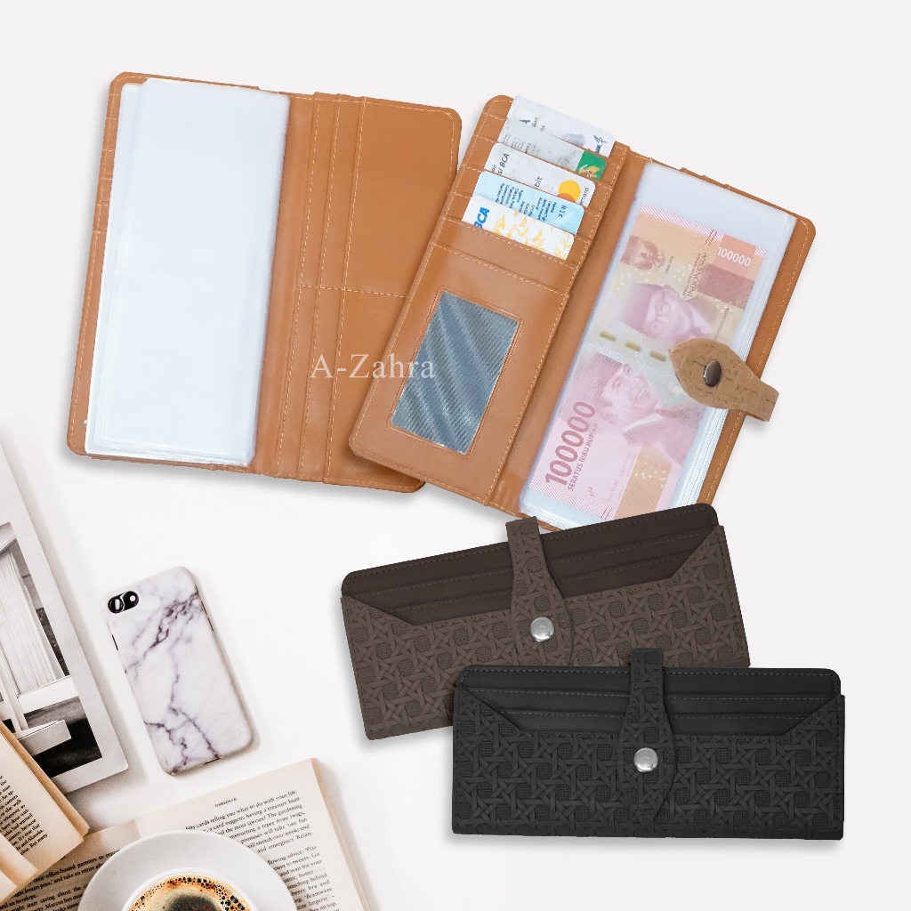 Jual A-ZAHRA 067 DOMPET BUDGETING SAKU / DOMPET MOTIF ANYAMAN / DOMPET ...