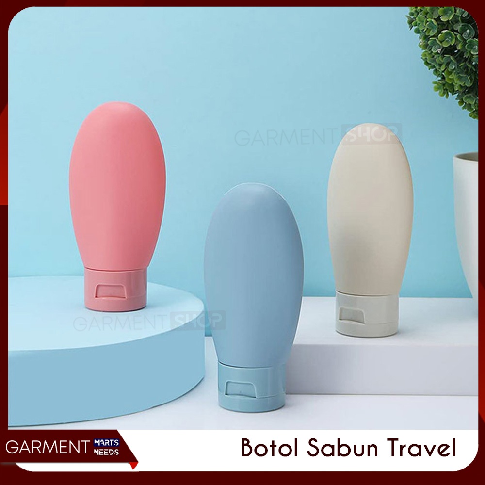 Jual Botol Sabun Travel Sticker Refill Shampoo Lotion Fliptop Tempat ...