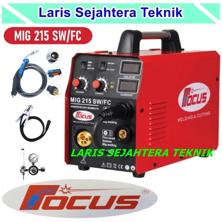 Jual Mesin Las Focus MIG 215 SW/FC Trafo Las Inverter Focus MIG 215 SW | Shopee Indonesia