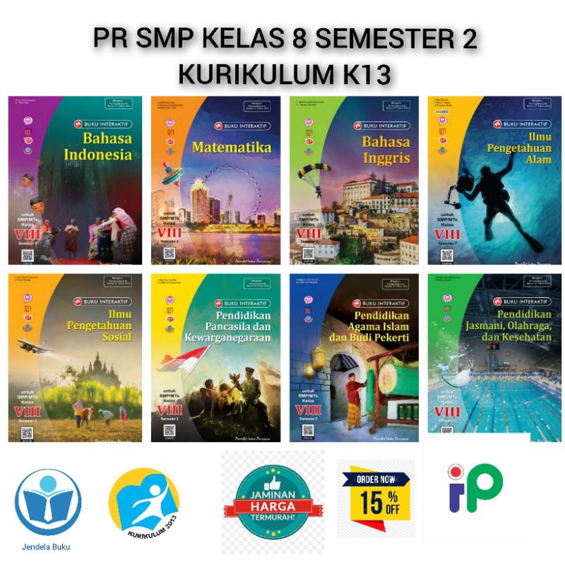 Jual Buku PR interaktif SMP Kelas 8 Semester 2 K13 Tahun 2024 Penerbit Intan pariwara | Shopee ...