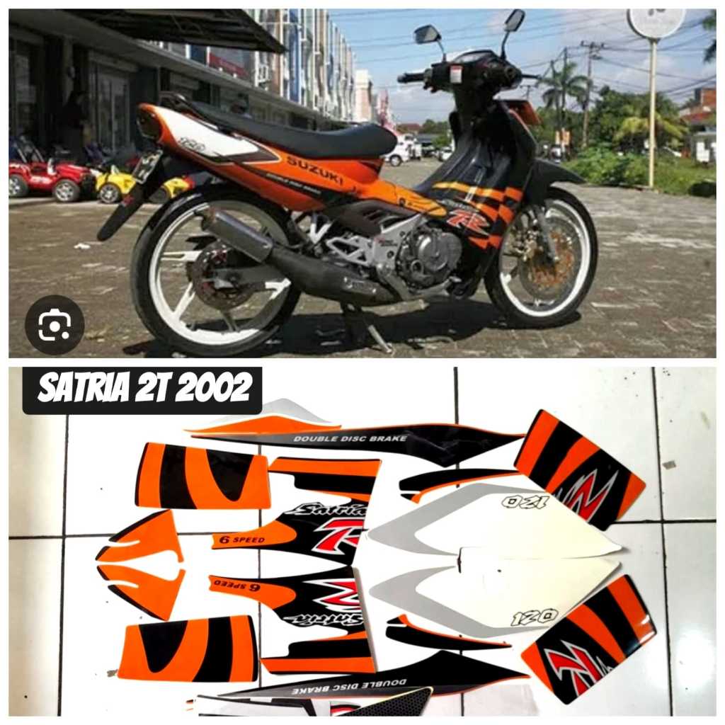 Jual STICKER LIST BODY MOTOR SUZUKI SATRIA 2TAK 2002 FULL SET LENGKAP ...