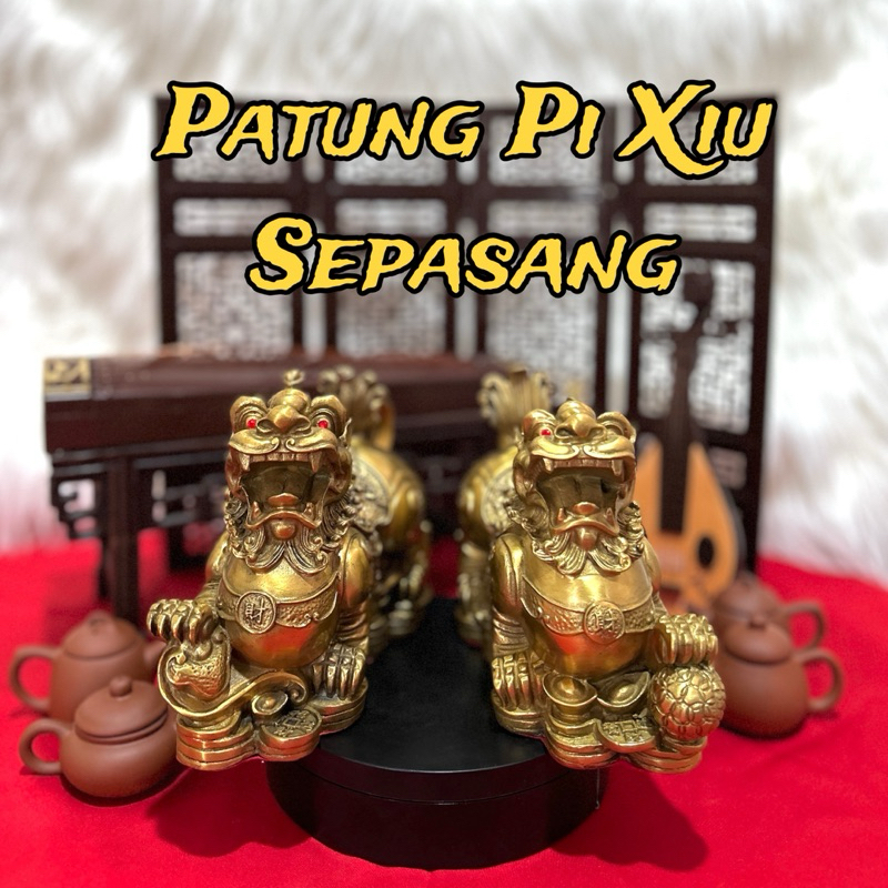 Jual PATUNG PI XIU SEPASANG - KI LIN SEPASANG - DI THING (DUDUKAN TI ...