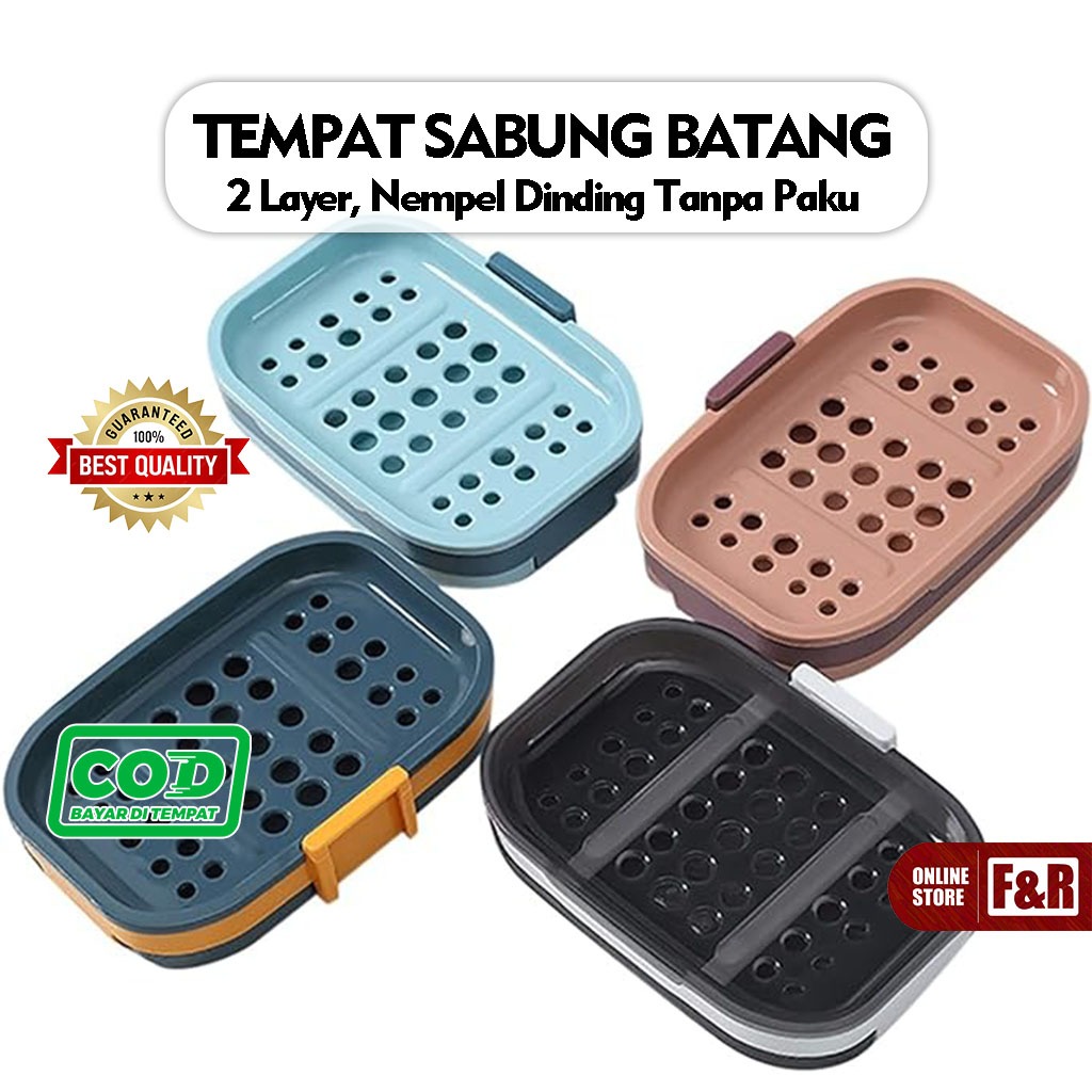 Jual Tempat Sabun Tempel Dinding Kamar Mandi Tempat Sabun Batang Kuat ...