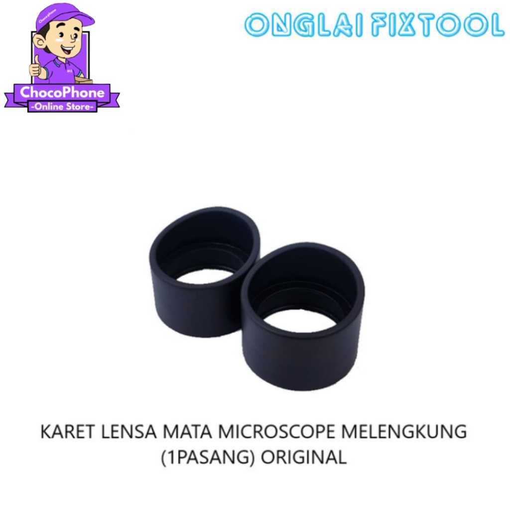 Jual KARET LENSA MATA MICROSCOPE MELENGKUNG (1PASANG) | Shopee Indonesia