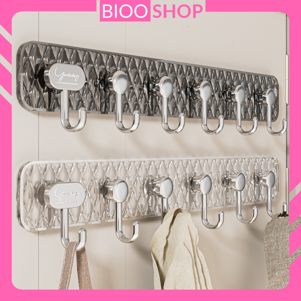 Jual Gantungan Tempel Baju Akrilik 6 Hook Desain Mewah Akrilik | Hanger ...