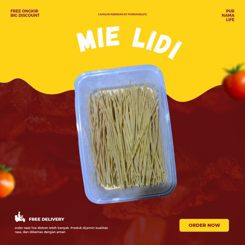 Jual [PREMIUM] MIE LIDI COKLAT LUMER RASA COKLAT PREMIUM KEMASAN BOX 500ML / MIE LIDI / JAJANAN ...