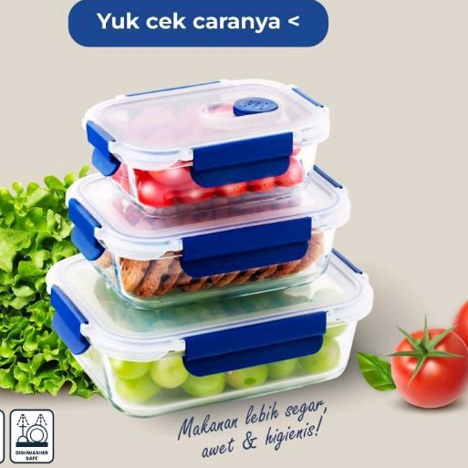 Jual Glass Food Container Indomaret | Shopee Indonesia