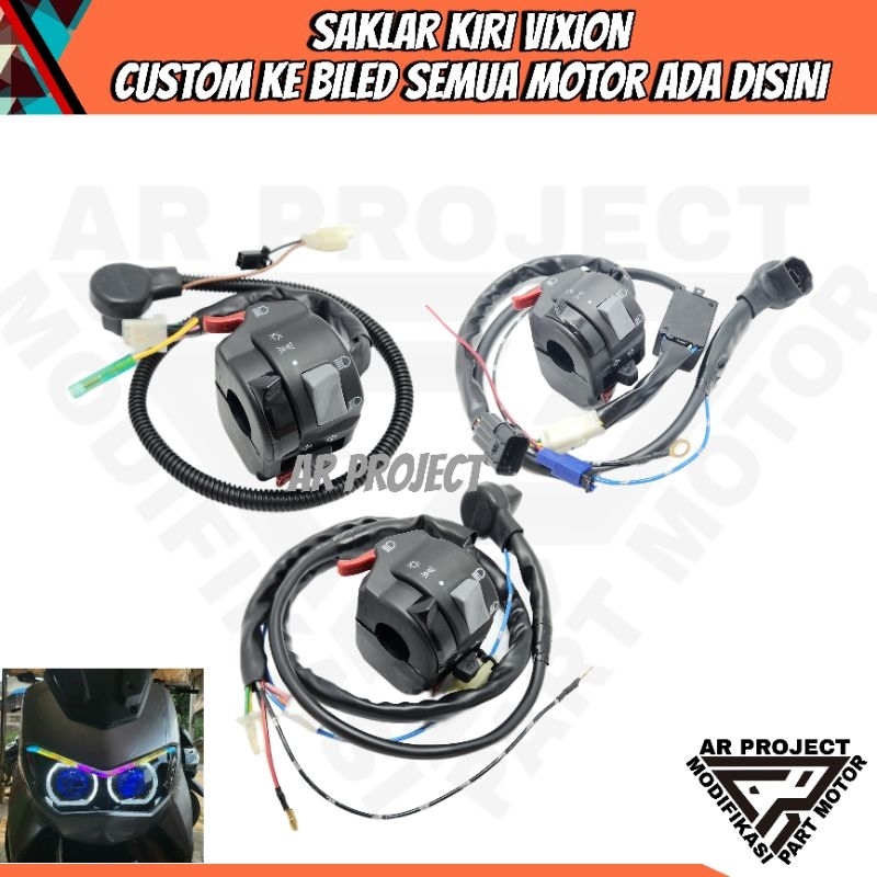 Jual SAKLAR KIRI VIXION CUSTOM BILED ALL VARIAN MOTOR - NMAX - VARIO ...