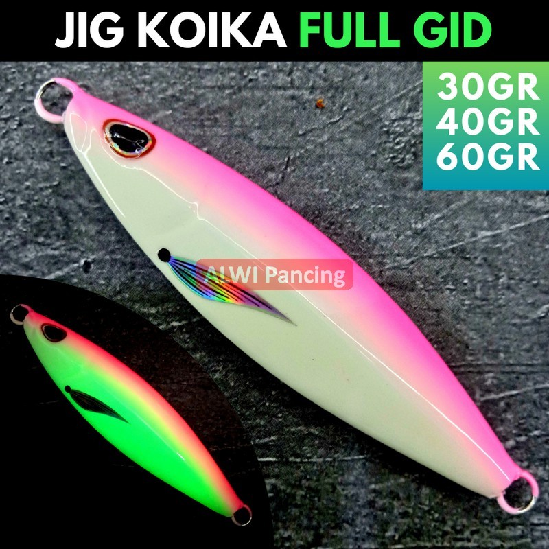 Jual ALWIX Metal Jig KOIKA 30gr 40gr 60gr 80gr Umpan Jigging Laut Slow ...