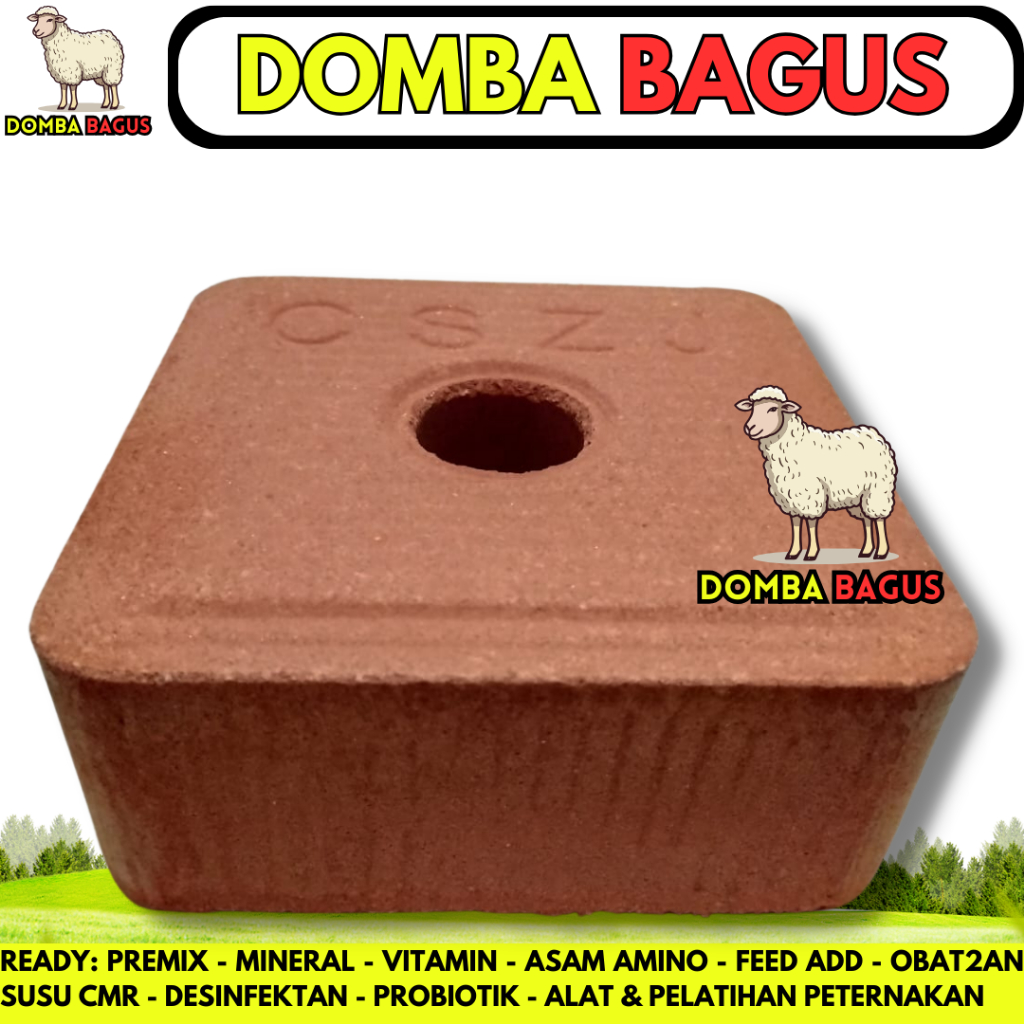 Jual MINERAL BLOK DOMBA BAGUS 2,5 KG - Mineral Block Kambing DOmba Sapi ...