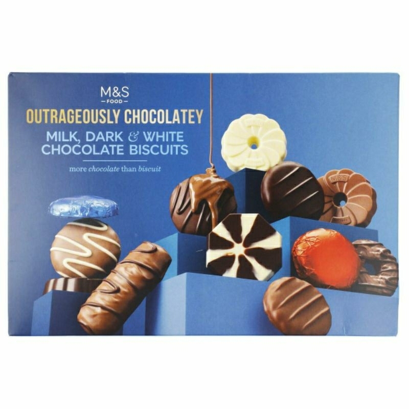 Jual MARKS & SPENCER M&S FOOD Outrageously Chocolatey Milk, Dark ...