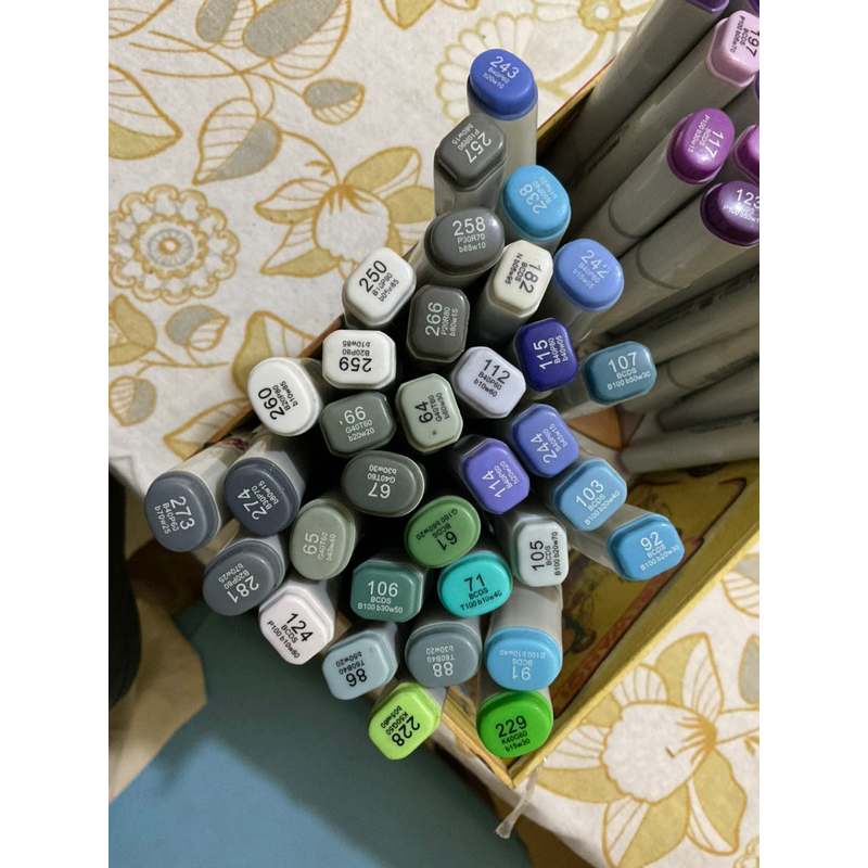 Jual Finecolour Sketch Marker SECOND - Green Grey, Cool Grey & Neutral ...