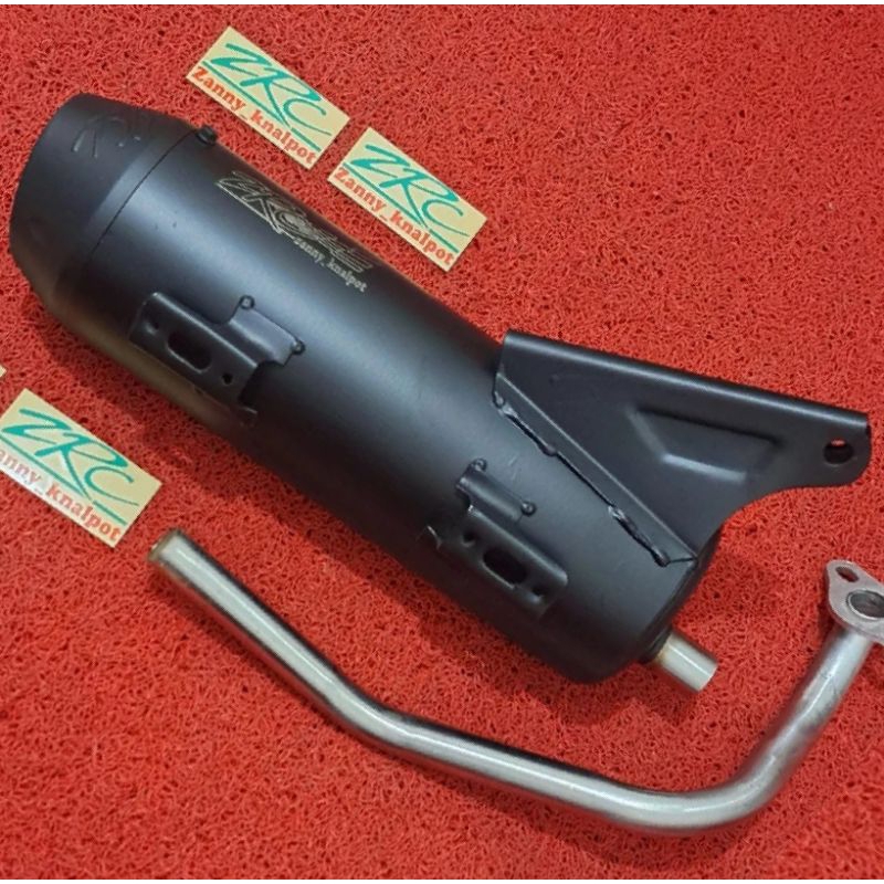 Jual KNALPOT ZRC MUFFLER HITAM BEAT DELUXE/GENIO/BEAT STREET/SCOOPY ...