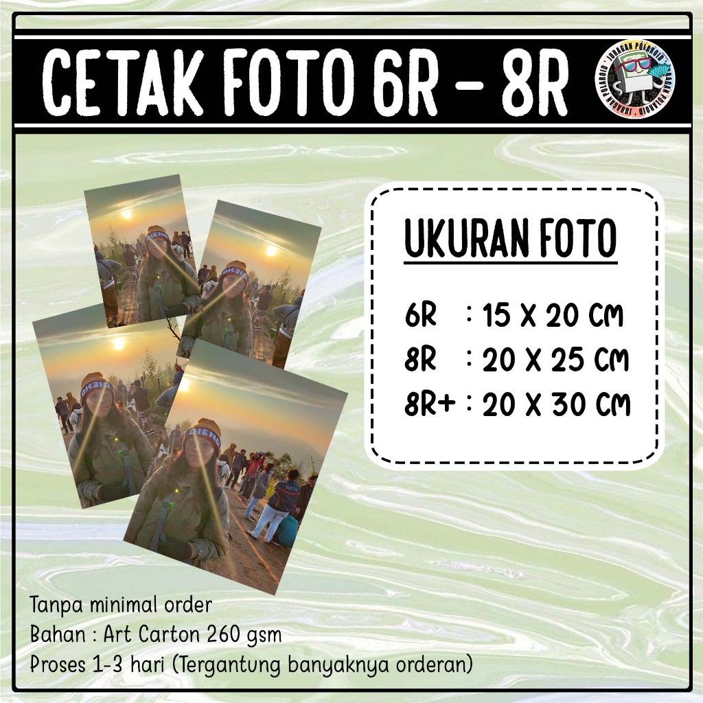 Jual Cetak foto full 6R, 8R, 8R+ | Shopee Indonesia