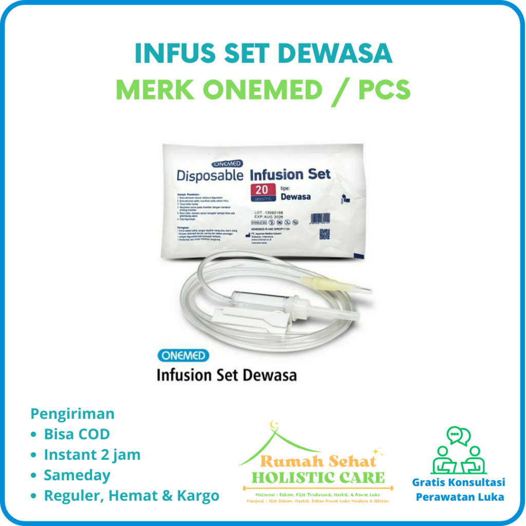 Jual Infus Set untuk Dewasa Merk Onemed | Shopee Indonesia
