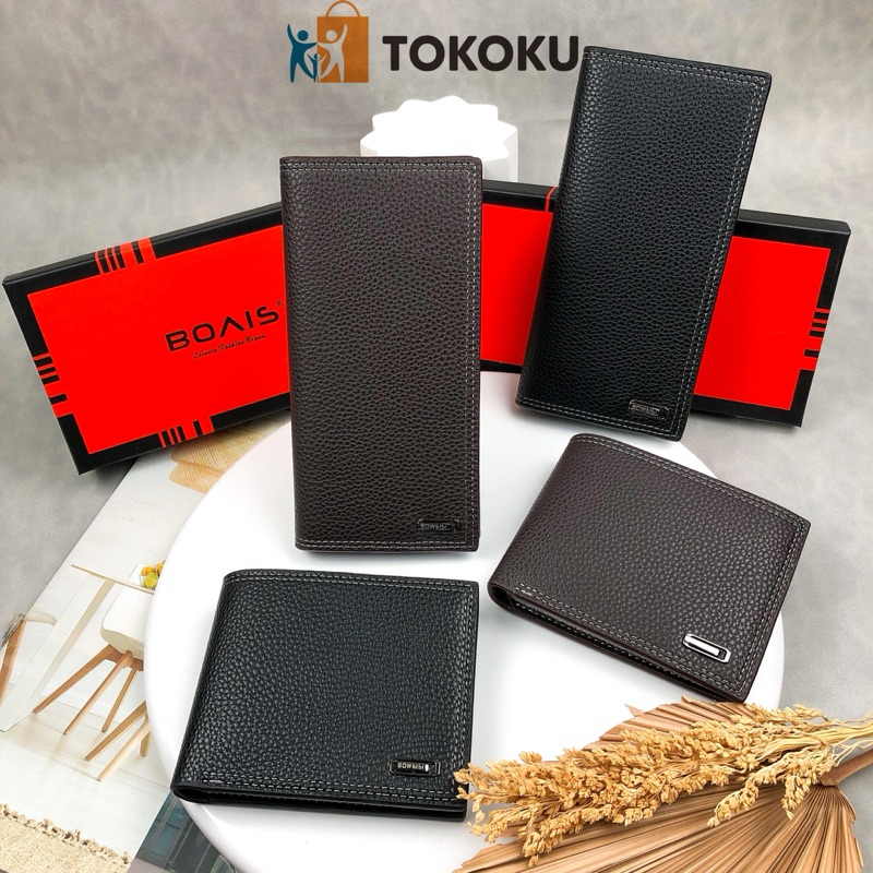 Jual Bovis 02 Dompet Lipat Pria Kulit PU Premium Quality Dompet Laki ...