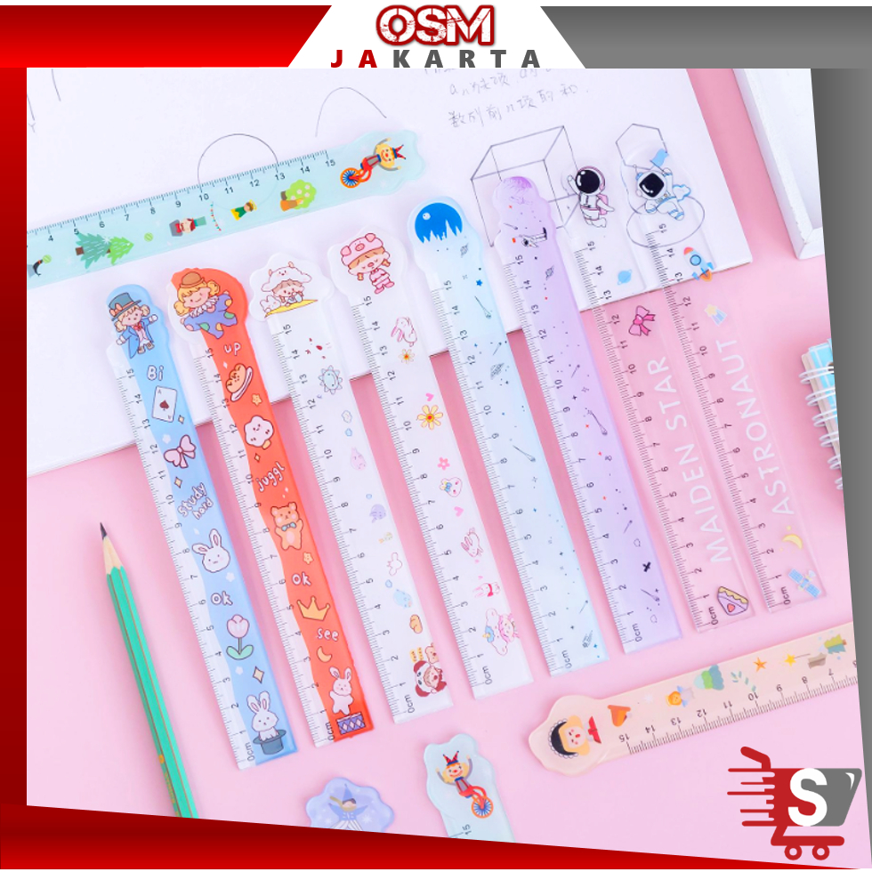 Jual OSM JKT S6069 Penggaris Lucu 15 Cm / Penggaris Plastik Funny ... Jual OSM JKT S6069 Penggaris Lucu 15 Cm / Penggaris Plastik Funny ...
