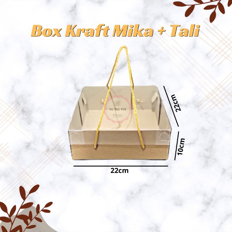 Jual Box Kraft Mika Tali Kotak Nasi Kemasan Kue Cake Roti Hampers/Dus ... Jual Box Kraft Mika Tali Kotak Nasi Kemasan Kue Cake Roti Hampers/Dus ...