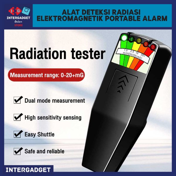 Jual Alat Deteksi Radiasi Elektromagnetik Portable Flashing Alarm ...