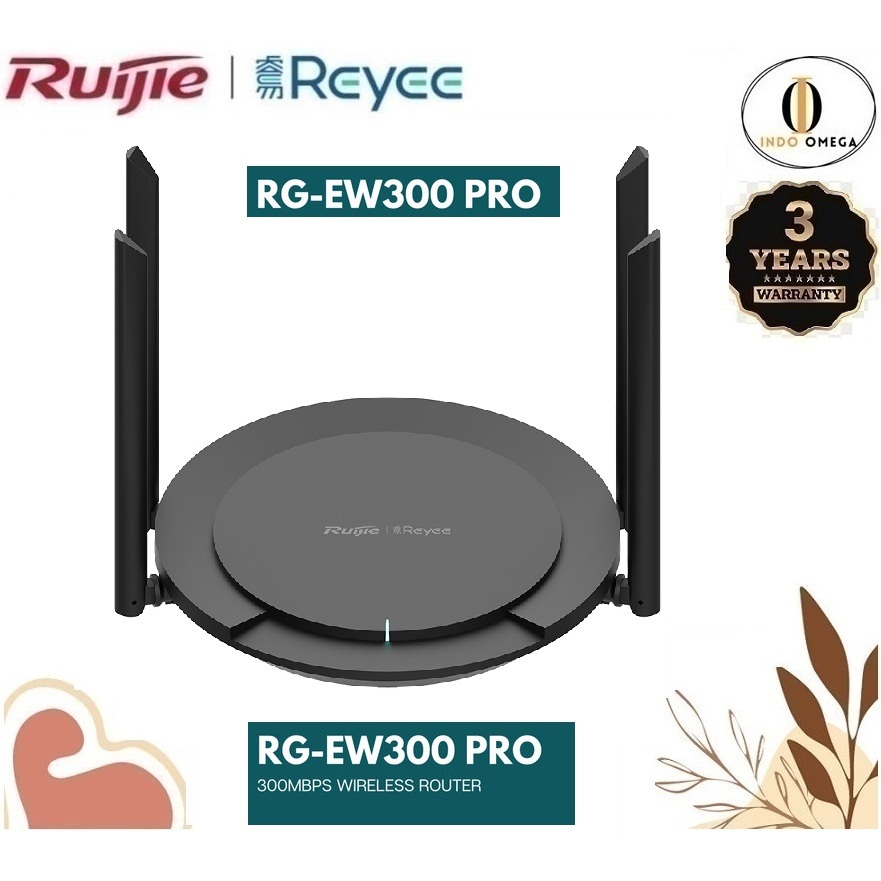 Jual Ruijie RG-EW300 PRO N300 Easy Smart Wireless Router | Shopee Indonesia