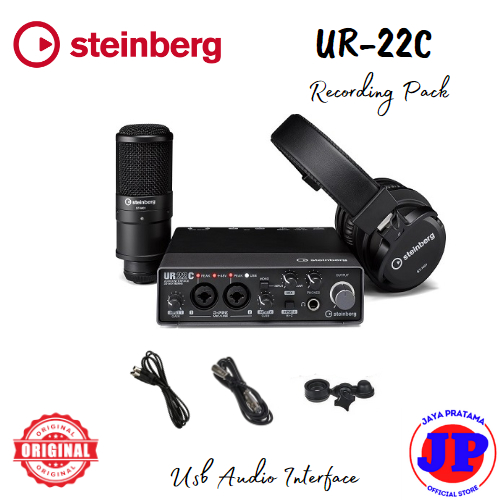Jual Steinberg UR22C Recording Pack USB Audio Interface Paket Soundcard ...