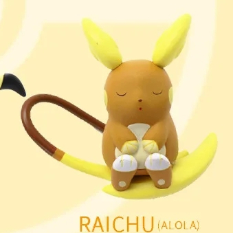 Jual 1pc ACTION FIGURE MINI CHIBI POKEMON PIKACHU RAICHU ALOLA MIMIKYU ...