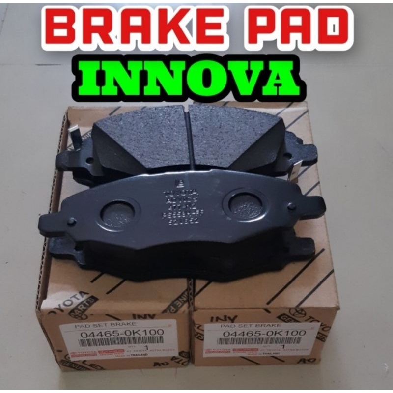 Jual brakepad Kampas rem depan kijang innova 04465-0K100 | Shopee Indonesia