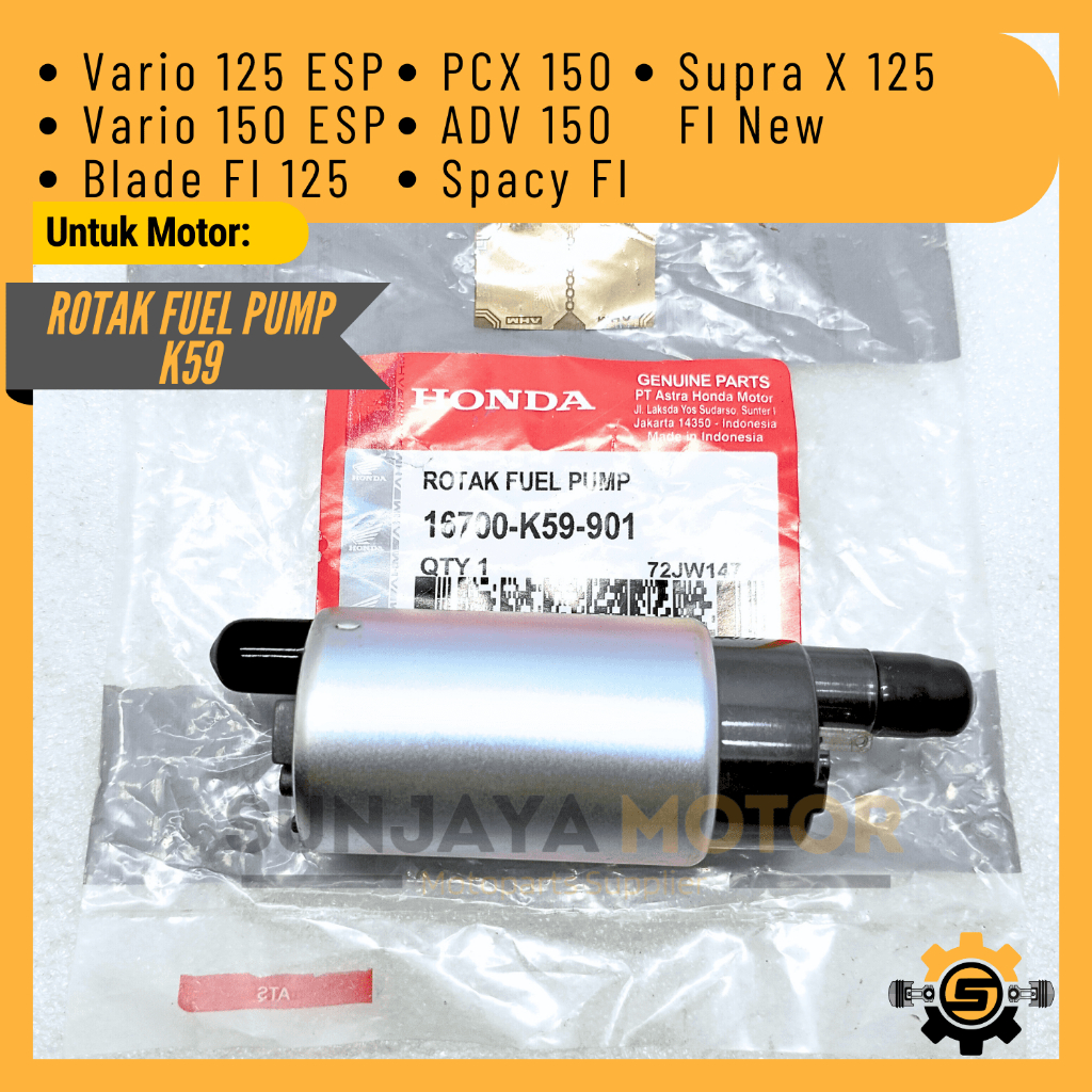 Jual Rotak Fuel Pump K59 Rotak Dinamo Pompa Bensin Kualitas Original ...