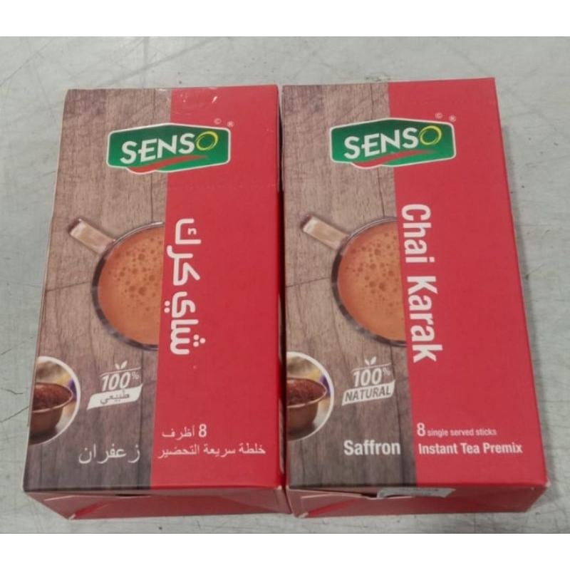 Jual Teh Chai Karak Saffron / Instant Tea Premix Senso 8 sachet ...