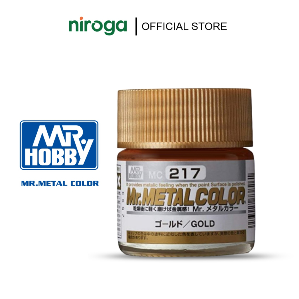 Jual Mr. Metal COLOR MC-217Y Gold - cat airbrush kuas | Shopee Indonesia
