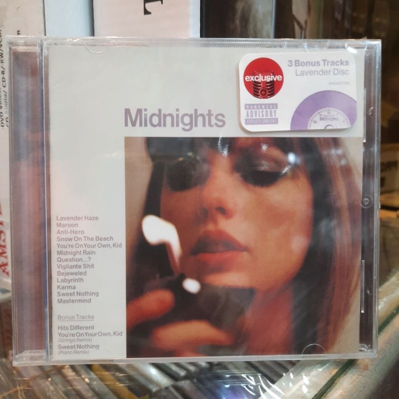 Jual CD. TAYLOR SWIFT MIDNIGHTS EDITIONS ORIGINAL | Shopee Indonesia