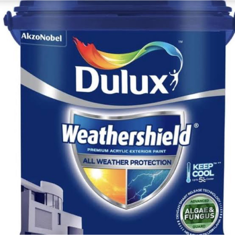 Jual CAT DULUX WEATHERSHIELD 2.5LTR 5 KG WHITE PUTIH BASE A | Shopee ...