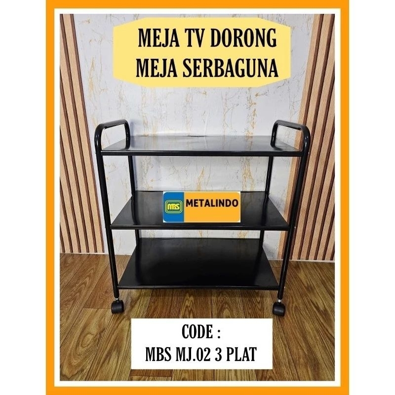 Jual Meja Tv MBS Rak TV Meja Minimalis meja dorong serbaguna | Shopee Indonesia