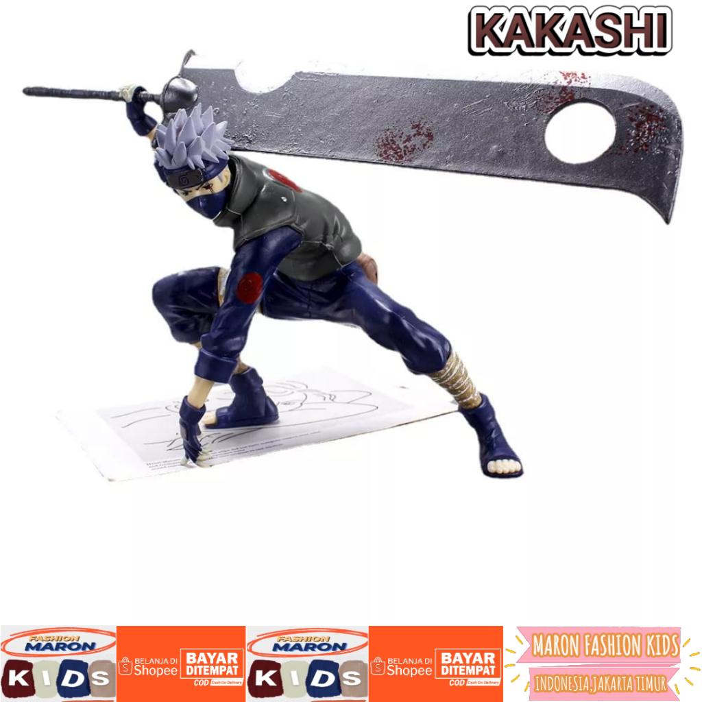 Jual Action Figure Koleksi Pajangan Kakashi Sensei Bisa Bayar COD ...